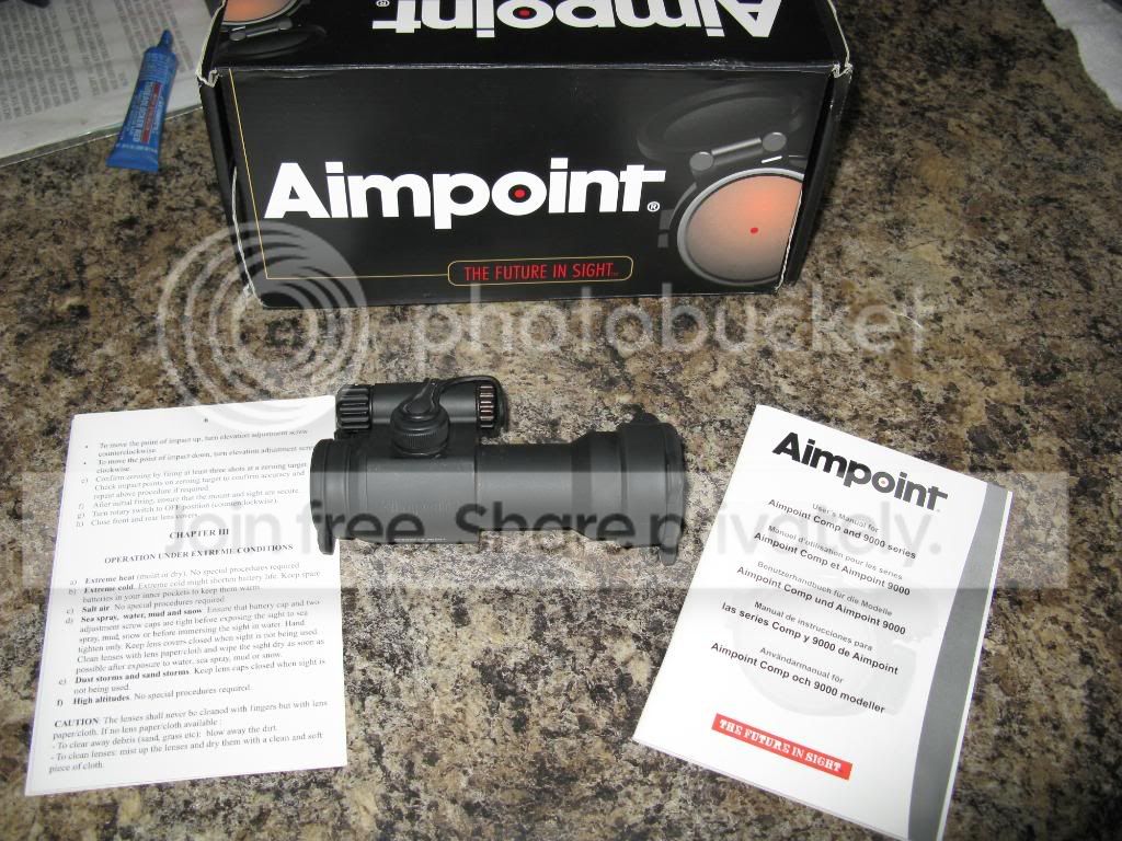 My Ebay Aimpoint showed up today! Lots of pic's > Optics, Mounts, and ...